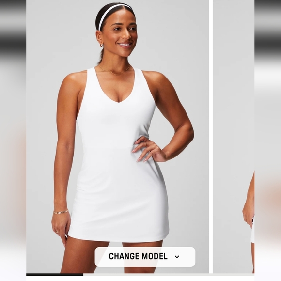 Fabletics | Dresses | Fabletics On The Go Builtin Bra Exercise Dress ...